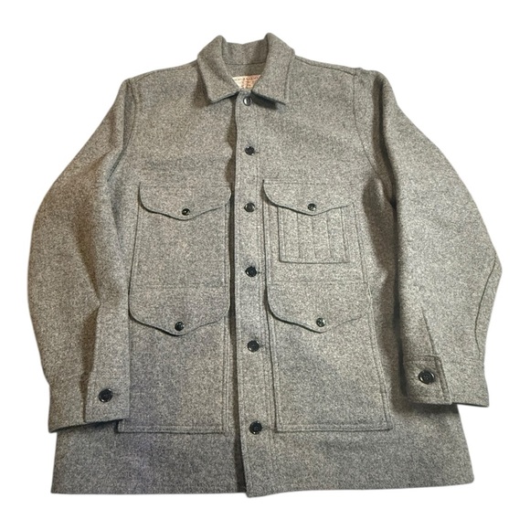Filson | Jackets & Coats | Filson Vintage Mackinaw Gray Virgin Wool ...